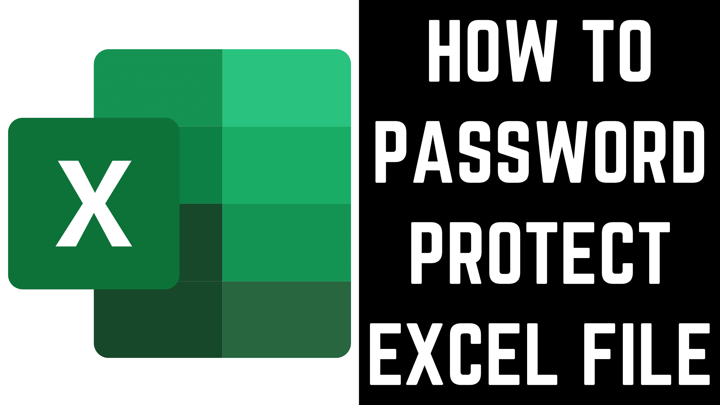 How To Password Protect Excel File