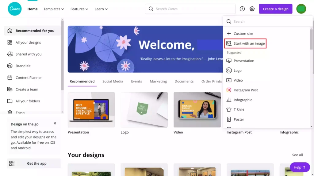 How To Remove Picture Background In Canva